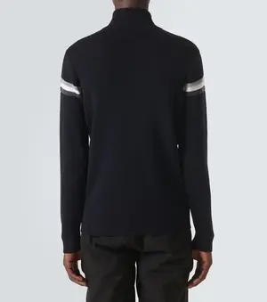 Fusalp Wengen Iv Wool Half-zip Sweater - Blue