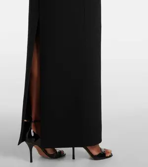 Solace London Kori Off-shoulder Gown - Black
