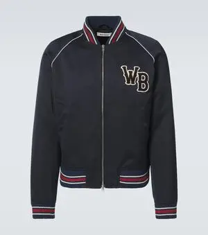 WALES BONNER Marvel Varsity Jacket - Blue
