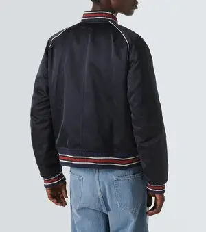 WALES BONNER Marvel Varsity Jacket - Blue