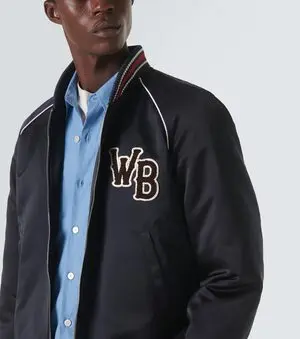 WALES BONNER Marvel Varsity Jacket - Blue