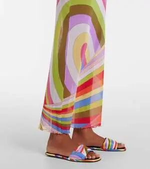 Emilio Pucci Iride Tulle Maxi Dress - Multicoloured