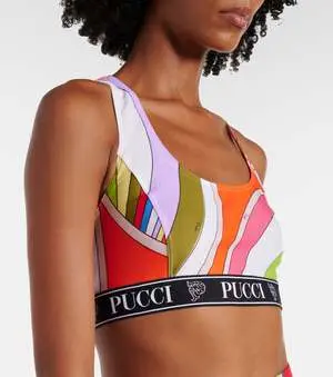Emilio Pucci Iride Sports Bra - Multicoloured