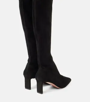 AQUAZZURA Zenn 65 Suede Knee-high Boots