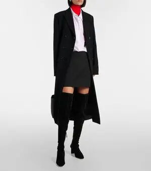 AQUAZZURA Zenn 65 Suede Knee-high Boots