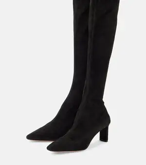 AQUAZZURA Zenn 65 Suede Knee-high Boots