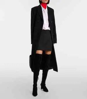 AQUAZZURA Zenn 65 Suede Knee-high Boots