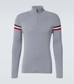 Fusalp Wengen Iv Wool Half-zip Sweater - Grey