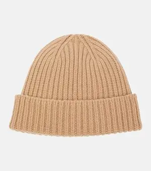 Gucci Double G Wool And Cashmere Beanie - Brown