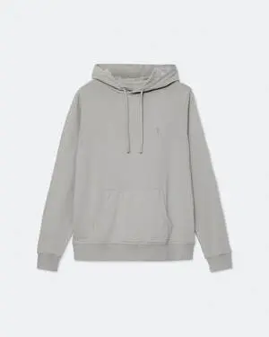 ALLSAINTS Brace Ramskull Pullover Hoodie - Grey