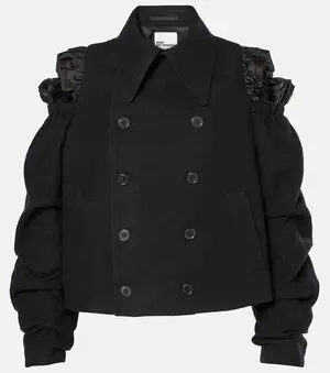 Noir Kei Ninomiya Cutout Wool Jacket
