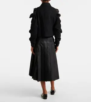 Noir Kei Ninomiya Cutout Wool Jacket