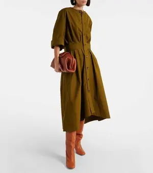 SOULIERS MARTINEZ Roberta Leather Knee-high Boots - Brown
