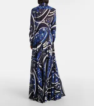 Emilio Pucci Fontane Printed Cotton Muslin Shirt - Multicoloured