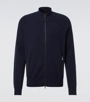 Bogner Dexter Wool And Cashmere Zip-up Sweater