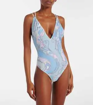 Emilio Pucci Printed One-piece Swimsuit