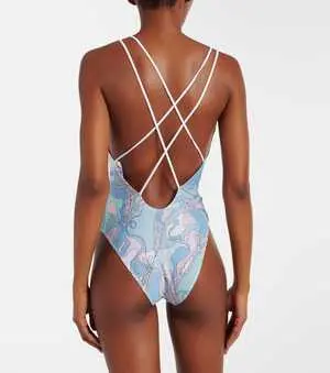 Emilio Pucci Printed One-piece Swimsuit