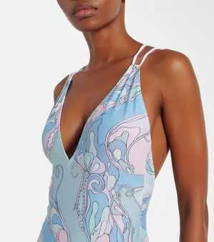 Emilio Pucci Printed One-piece Swimsuit