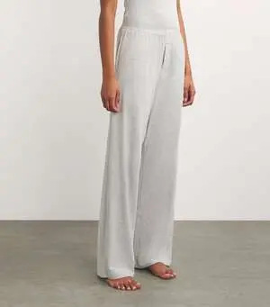 SKIMS Boyfriend Jersey Sweatpants - Grey