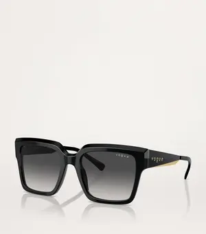 VOGUE Vo5553s Acetate Square Frame Sunglasses - Black