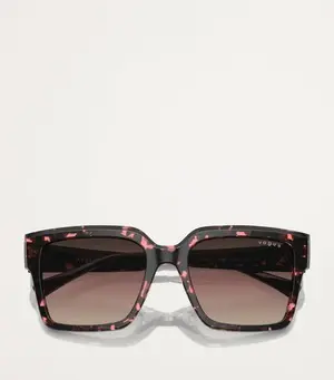 VOGUE Vo5553s Acetate Square Frame Sunglasses - Pink
