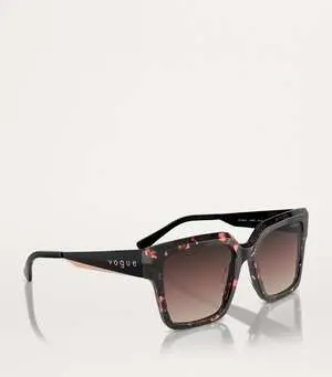 VOGUE Vo5553s Acetate Square Frame Sunglasses - Pink