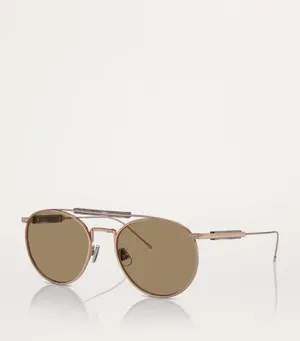 Brunello Cucinelli Bc2004st Sunglasses - Rose Gold