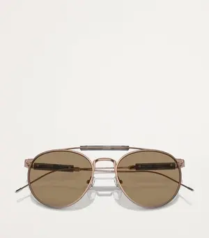 Brunello Cucinelli Bc2004st Sunglasses - Rose Gold