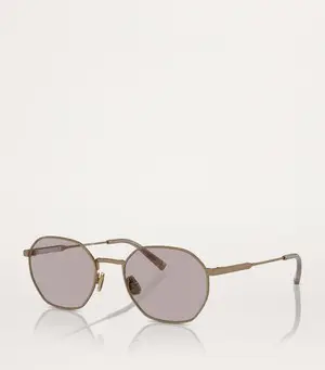 Brunello Cucinelli Bc2003st Sunglasses - Gold