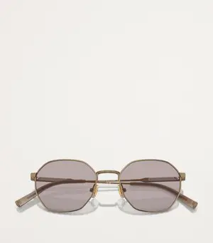 Brunello Cucinelli Bc2003st Sunglasses - Gold