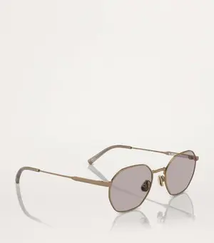 Brunello Cucinelli Bc2003st Sunglasses - Gold