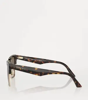 JIMMY CHOO Acetate Sunglasses - Brown
