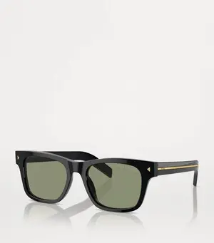 Prada Acetate Sunglasses - Black