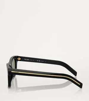 Prada Acetate Sunglasses - Black