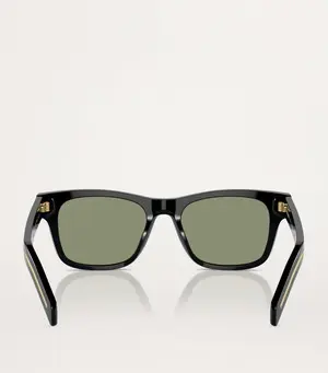 Prada Acetate Sunglasses - Black