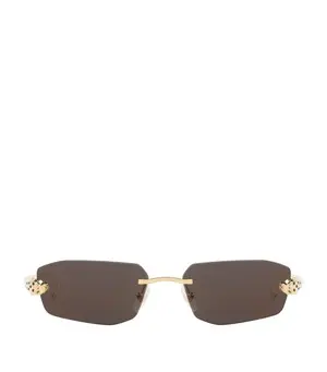 Cartier Panthère De Sunglasses - Gold