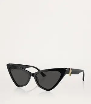 JIMMY CHOO Acetate Jc5008 Sunglasses - Black