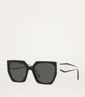 Prada Acetate Pr 15ws Sunglasses - Black