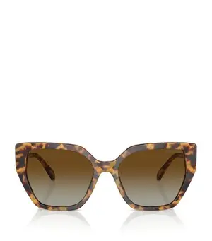 SWAROVSKI Metal Sunglasses - Brown