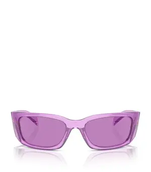 Prada Prada Acetate Sunglasses Purple