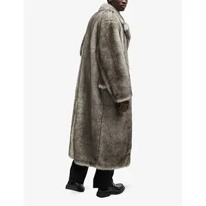 Hugo Double-breasted Faux-fur Coat