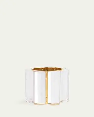 Alaïa Lucite Stacking Cuff Bracelet