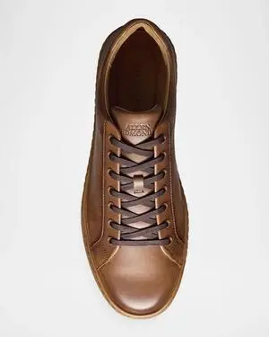 Allen Edmonds Barnes Leather Low-top Sneakers - Brown