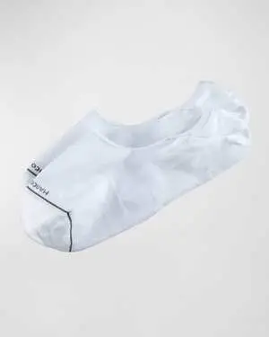 Marcoliani Invisible Touch No-show Socks - White