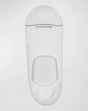Marcoliani Invisible Touch No-show Socks - White