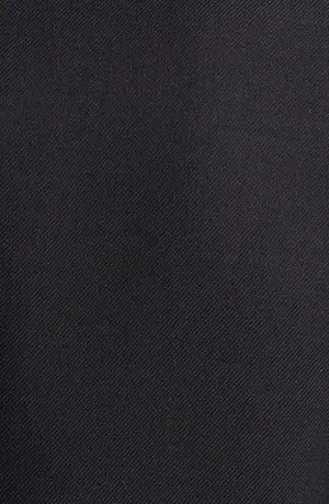 Dolce & Gabbana Hourglass Double Breasted Long Wool & Silk Blend Tuxedo Jacket