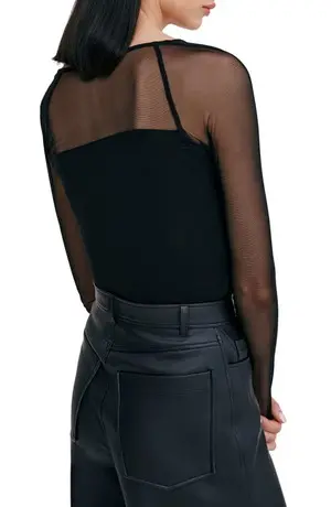 MARCELLA Lucia Long Sleeve Top - Black