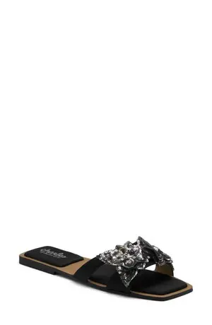 Charles By Charles David Ordly Slide Sandal - Blackpewter