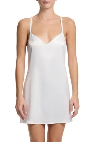 Hanky Panky Satin Chemise - Light Ivory