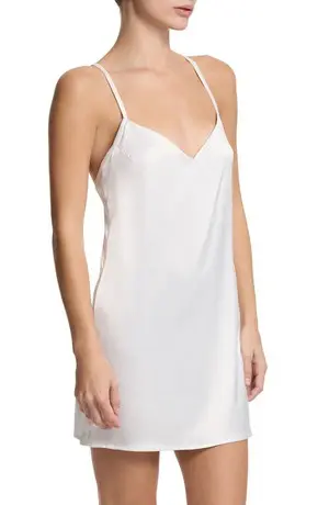 Hanky Panky Satin Chemise - Light Ivory